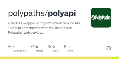Github Polypathspolyapi A Nodejs Wrapper Of Polypaths Web Service
