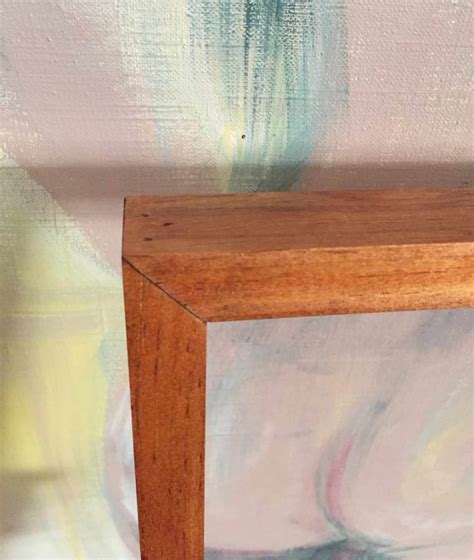 Making An Easy DIY Canvas Frame For An Abstract Nude Painting And Then We Tried