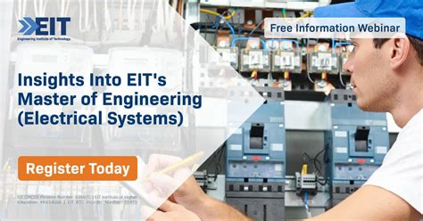 Free Webinar Insights Into Eits Master Of Engineering Electrical Systems Engineering