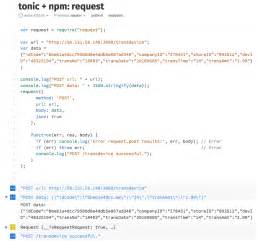 Nodejs Why Does My Npm Request Module Work In Tonicdev But Not In My