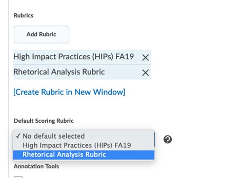 Adding Hips Rubric To Assignment Folders Ppsc Elearning Knowledge
