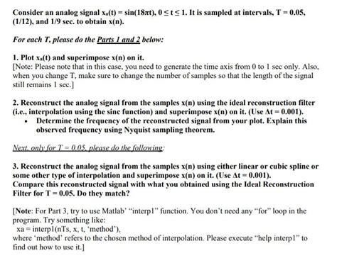 Solved Matlab Assignment Looking For A Matlab Code To Get