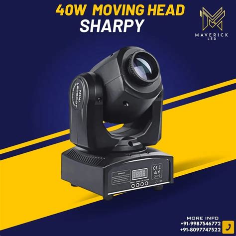 Maverick Led 40w Mini Sharpy Light At ₹ 7000piece In Mumbai Id