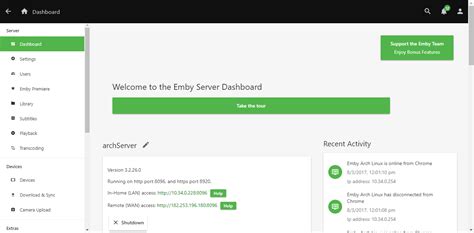 Arch Linux Tutorial How To Install Emby Server On Arch Linux