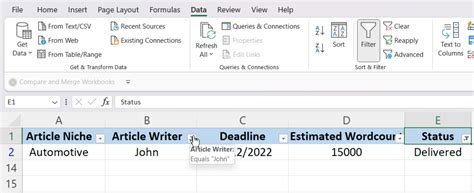 How To Add Filter In Excel Easy Ways To Do It