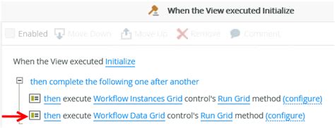 Workflow Data Grid Control