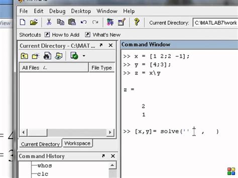 Matlab Basic In Tamil Part 7 Youtube