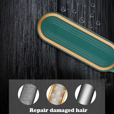 Badu Bg Електрически преси за коса 2 в 1 Изглаждаща ютия Lcd дисплей Четка за изправяне на коса