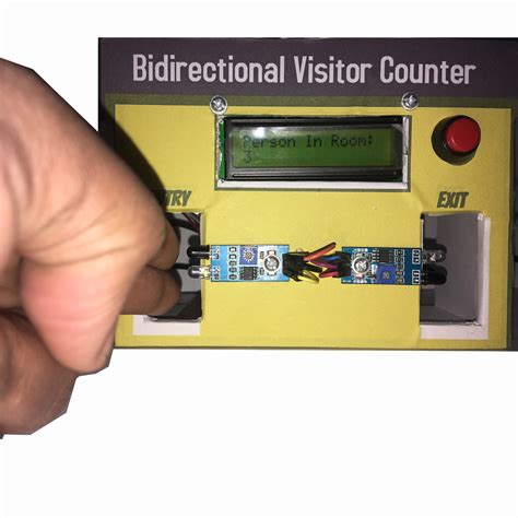 Bidirectional Visitor Counter Project Hub