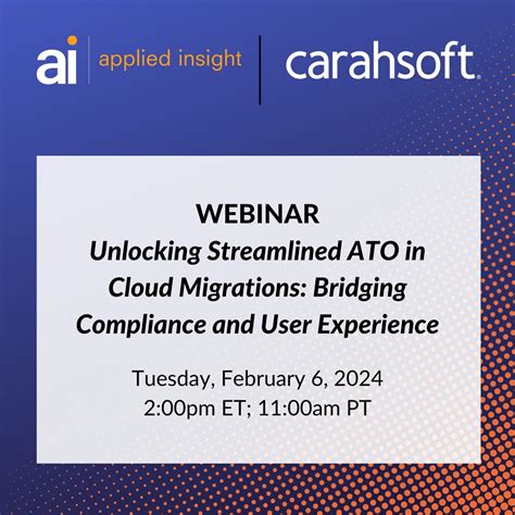 Applied Insight Llc On Linkedin Webinar Cloud Cloudsecurity