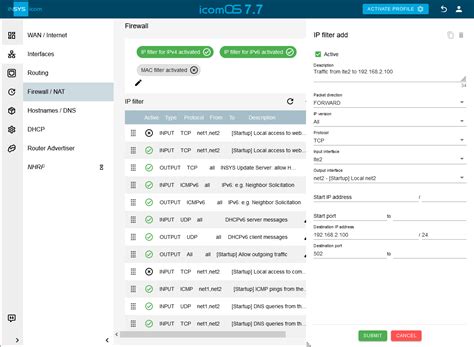 Remote Access To An Ip Ready Terminal Device Via Lte Using Port Forwarding Icom Os Routers