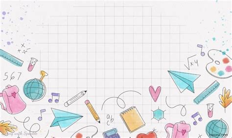 Back To School Background Style Free Vector Freepik Doodle