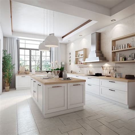 Modern White Kitchen Cabinets Fully Custom Options