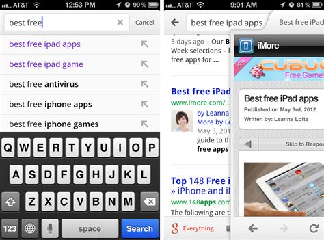 Google Search For IPhone Review IMore