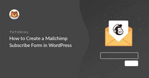 How To Create A Mailchimp Signup Form In WordPress
