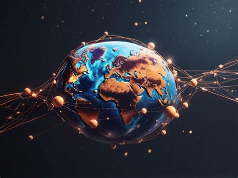 Premium Photo Celestial Connections Enveloped By An Interconnected Cosmos