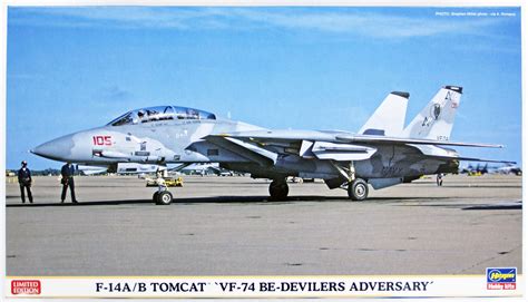 Hasegawa 02152 F 14a B Tomcat Vf 74 Be Devilers Advensary 1 72 Scale