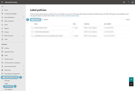 Quick Guide Creating A Sensitivity Label Policy Myron S Security Blog