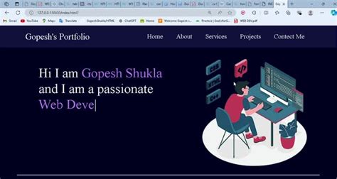 Gopesh Shukla On Linkedin Webdevelopment Portfolio Codsoft