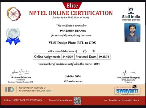 Vlsidesign Nptel Elitecertification Semiconductors