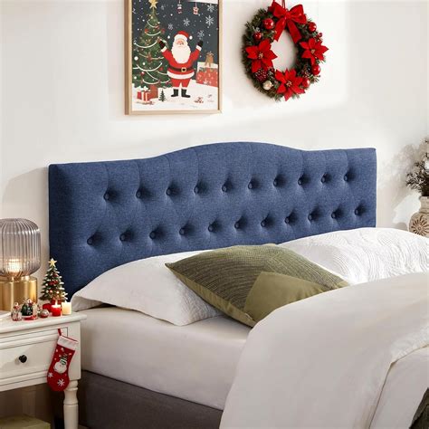 Huatean Home Tufted Upholstered Headboard Queen Size