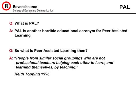 Peer Assisted Learning Pps