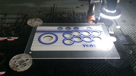 Diy레트로게임기 조이스틱상판 아크릴uv배면인쇄 레이져커팅 Youtube