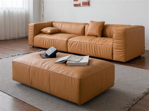 Butter Soft Rectangular Pouf Rectangular Fabric Pouf By Grado Design