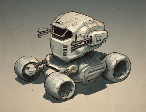 Scott Robertson Method: Futuristic Robot Design