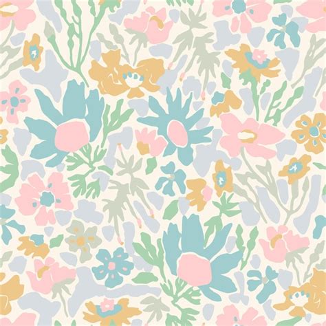Premium Vector Vector Floral Ditsy Illustration Seamless Repeat Pattern