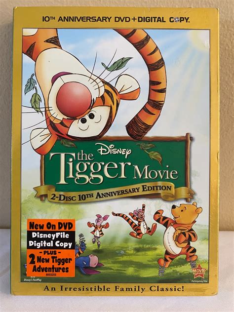 Disney The Tigger Movie 2009 2 Disc 10th Anniversary Dvd Set Brand