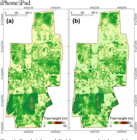 figure 10 from can iphone ipad lidar data improve canopy height model derived from uav