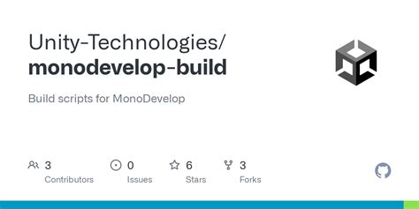 GitHub Unity Technologies Monodevelop Build Build Scripts For MonoDevelop