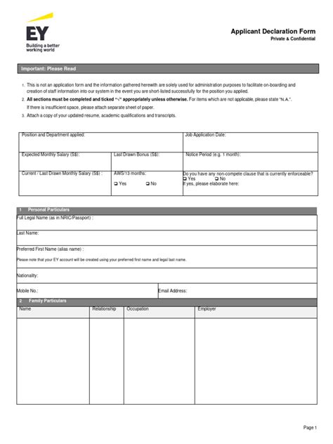 Applicant Declaration Form 2022 V2 Pdf Bankruptcy Justice