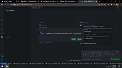 The Web Vscode Editor Wont Authenticate And It Doesnt Allow To Click