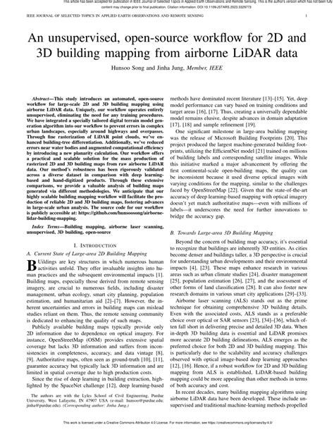 Pdf An Unsupervised Open Source Workflow For 2d And 3d Building