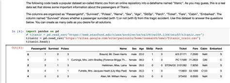 Solved The Following Code Loads A Popular Dataset So Called Chegg