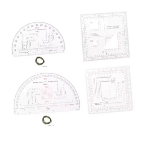 Land Navigation Protractor Coordinate Scale For Architecture Technical £7 42 Picclick Uk