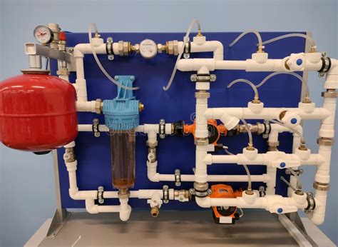 Heating Connection System A Pump For A Water Underfloor Heating System