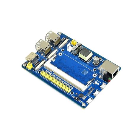 Waveshare Compute Module Io Board With Poe Feature Composite Breakout Board For Developing With
