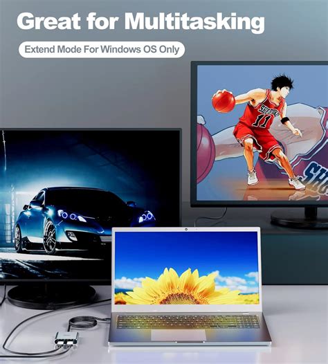 Fairikabe USB C To Dual DisplayPort MST Hub Splitter Dual K Hz USB Type C To X DisplayPort