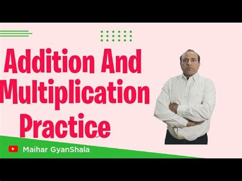 Basic Addition And Multiplication Practice YouTube