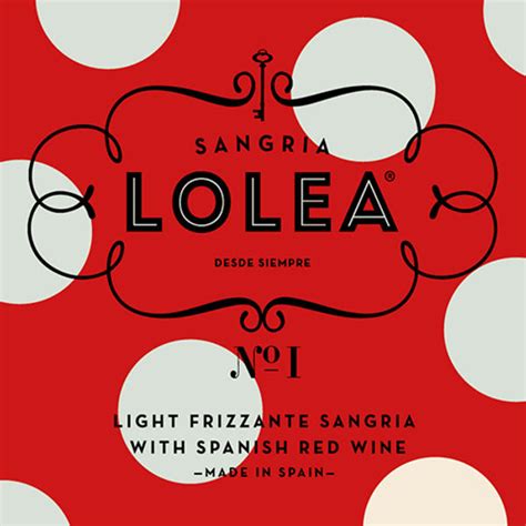 Lolea Sangria No 1 Sparkling Red 750ml Sangria