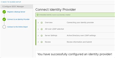 Vmware Cloud Foundation Sddc Manager Day 1 Configurations Identity Provider Captainvops