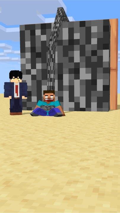 Help Herobrine To Power Up Jump With Heavier And Heavier Block Friendship Shorts Trending