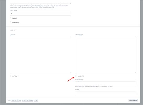 Hide Unwanted Field From Print Format Using Conditions