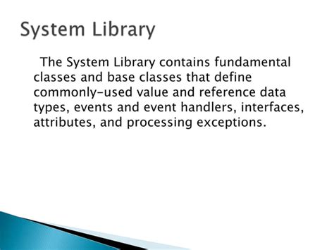 C Framework Class Library Pptx