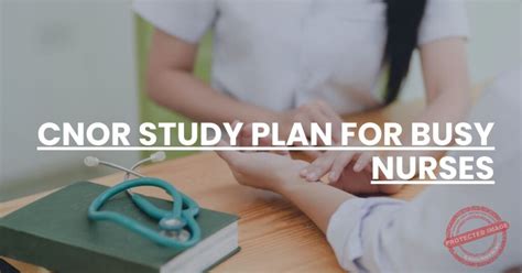 Cnor Study Plan For Busy Nurses Cnor 101