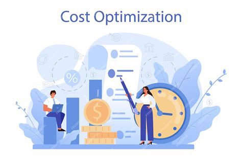 Premium Vector Cost Optimization Concept Idea Of Financial And Marketing Strategy Cost And Premium Vector Cost Optimization Concept Idea Of Financial And Marketing Strategy Cost And