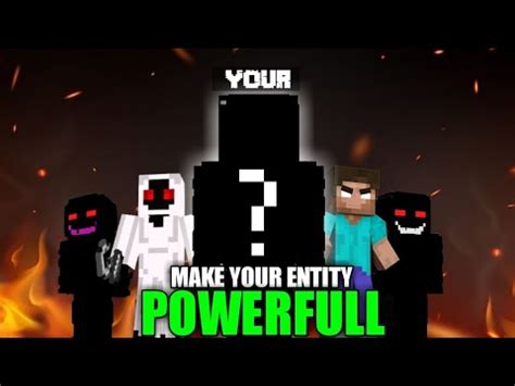 How To Make Your Entity Most Powerful Minecraft Entity YouTube